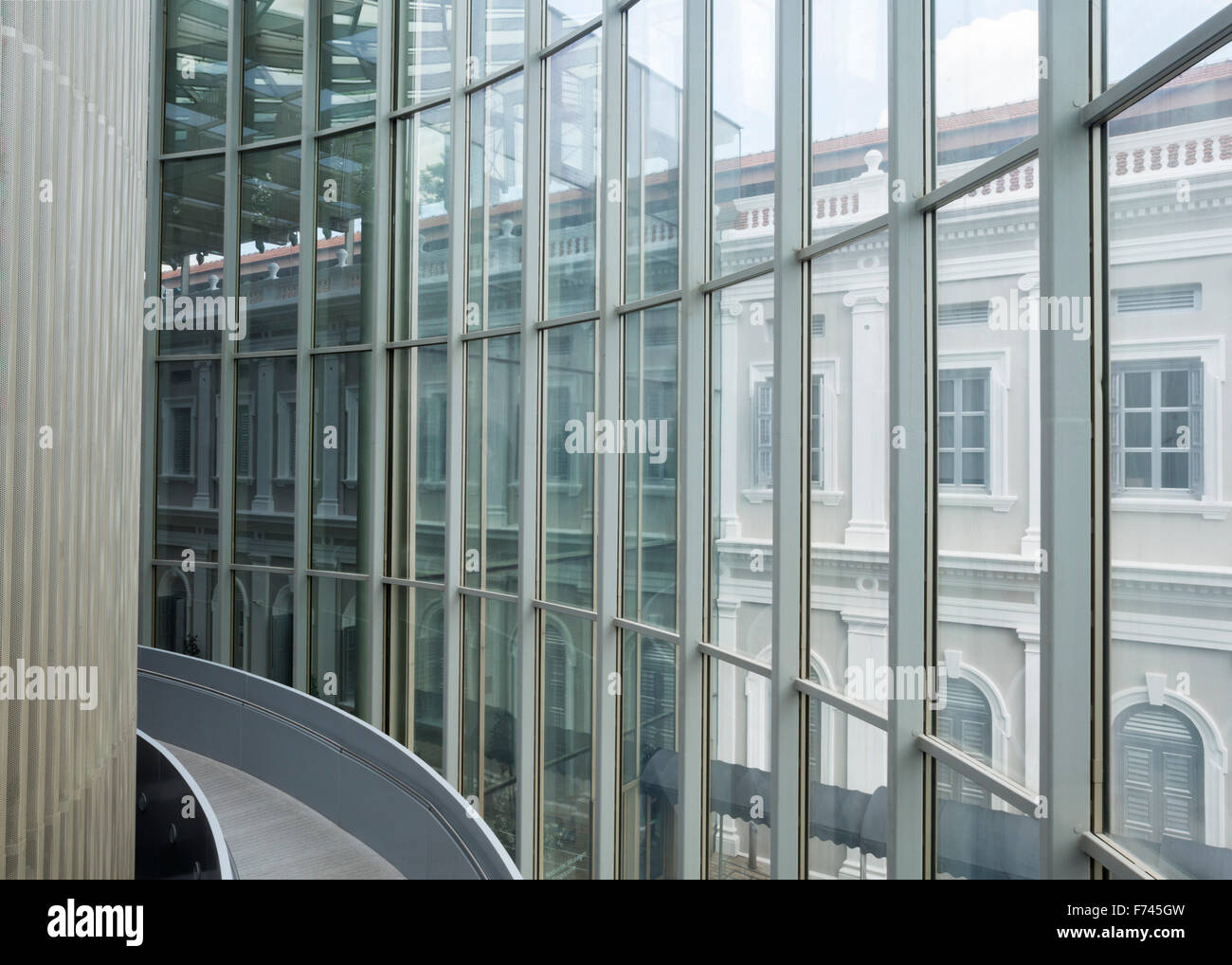 Modern rotunda extension to National Museum of Singapore, 2005, by W ...