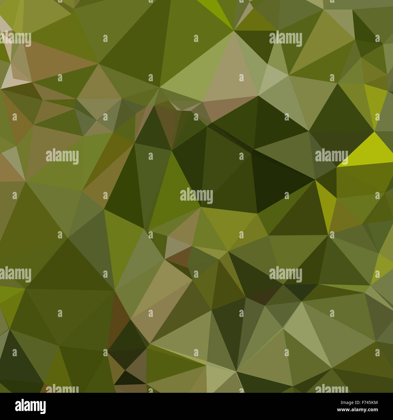 Low polygon style illustration of a sap green abstract geometric ...