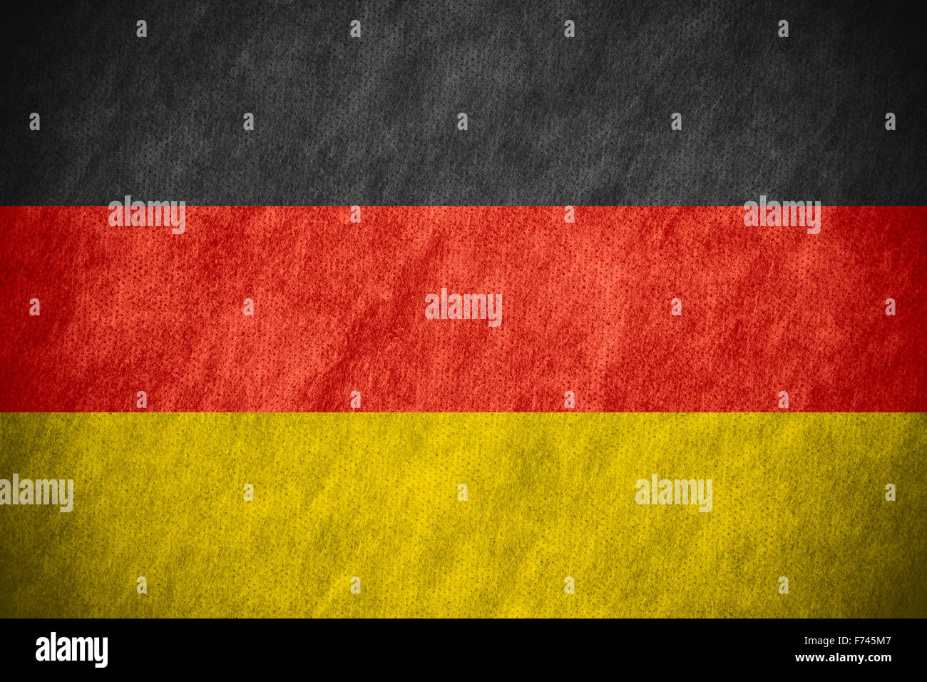 flag of Germany or German banner on canvas texture Stock Photo - Alamy