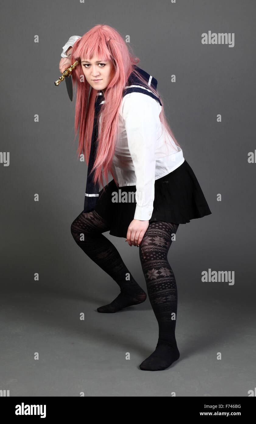 Dramatic Pose Woman Sword Stock Photos & Dramatic Pose Woman Sword ...