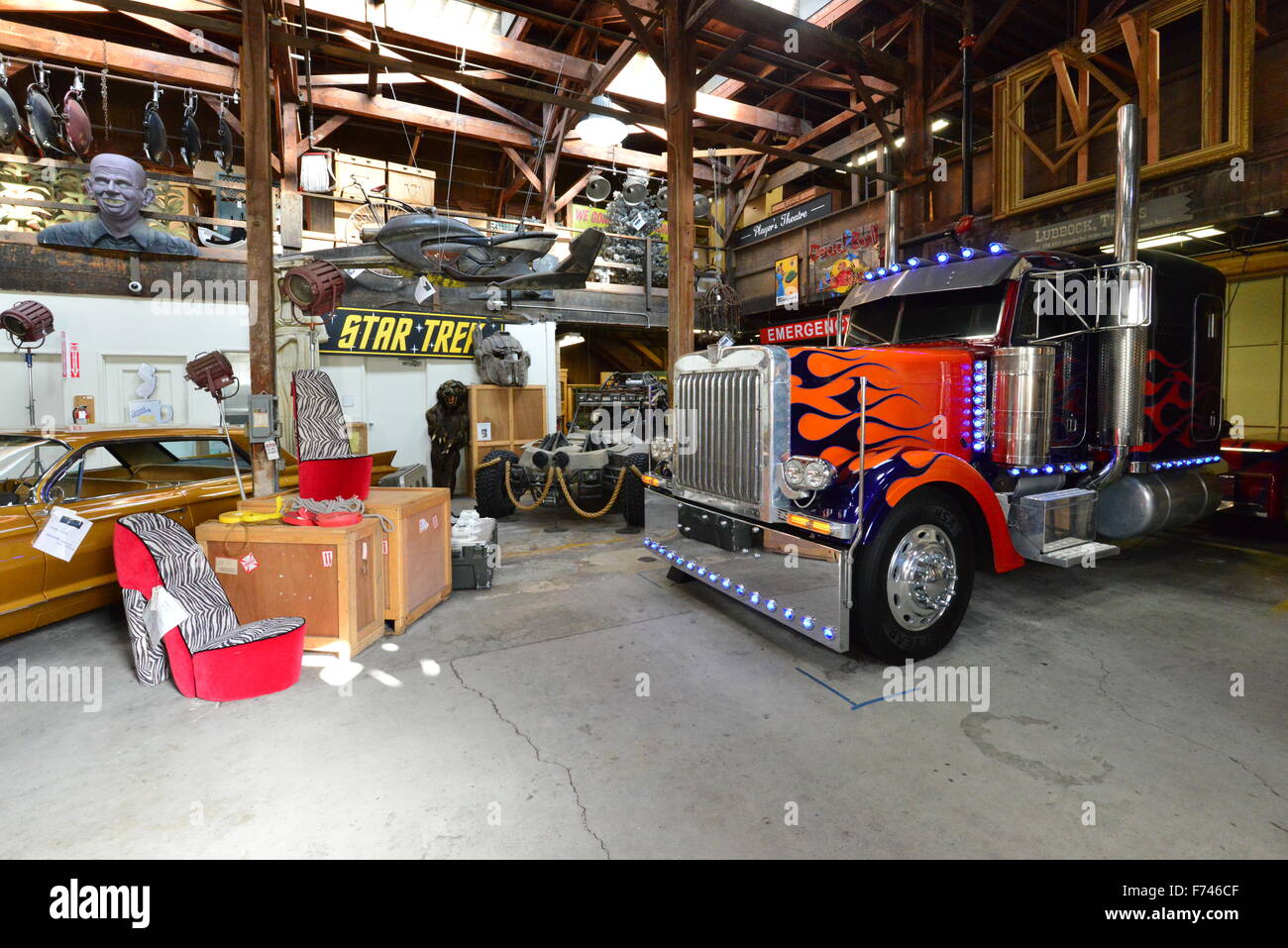 A props department at Paramount pictures in Los Angeles Stock Photo - Alamy