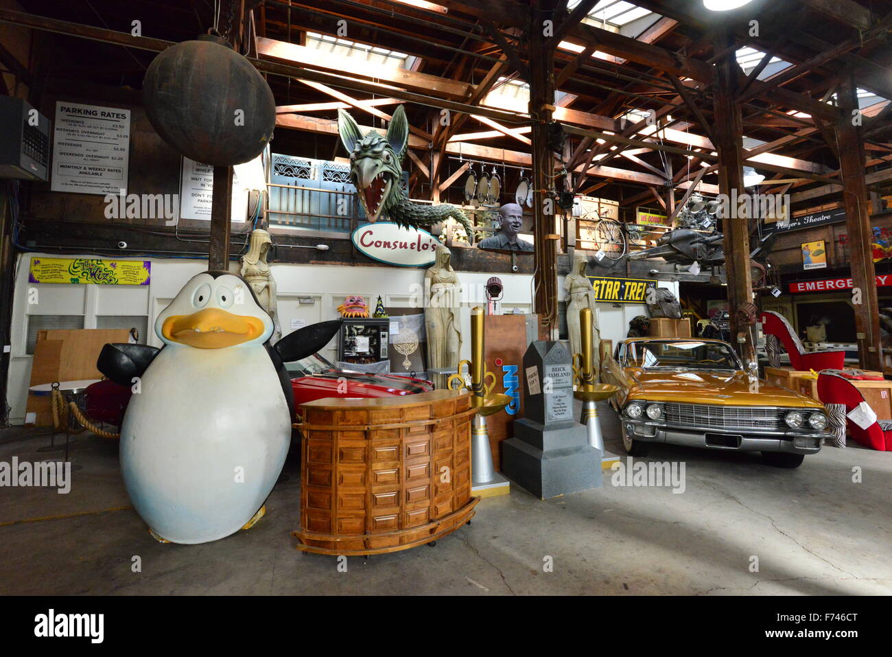 A props department at Paramount pictures in Los Angeles Stock Photo - Alamy