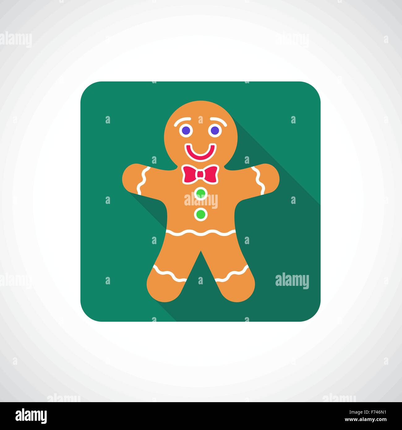 Cookie with white frosting Stock Vector Images - Alamy