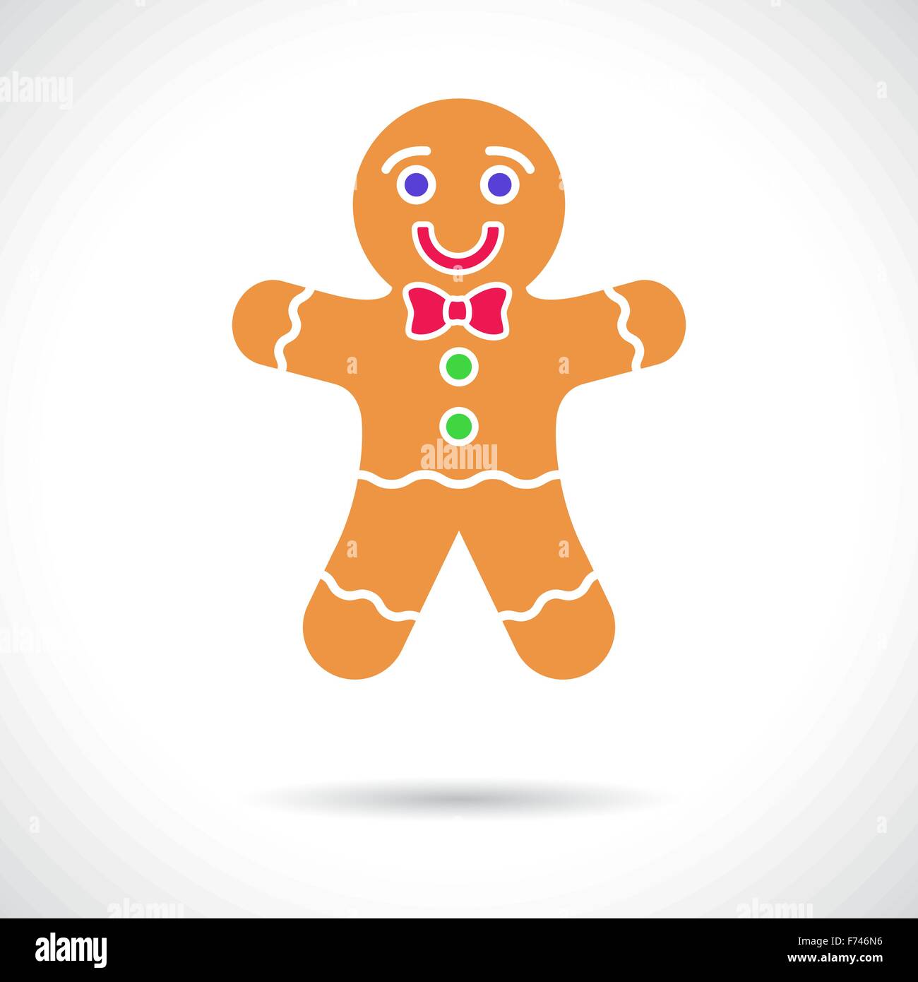 Christmas gingerbread cookies baking background Stock Vector Images - Alamy