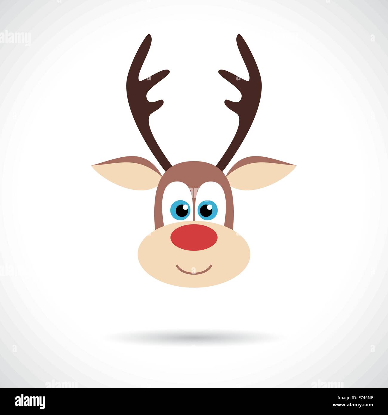 Christmas Reindeer icon Stock Vector Image & Art - Alamy