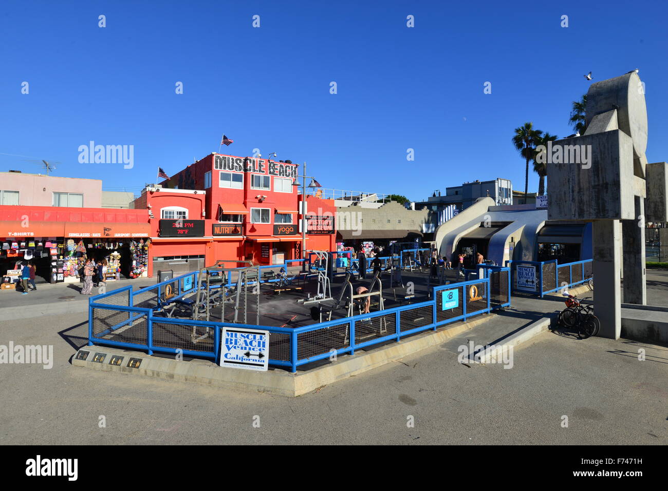 Muscle Beach California Stock Photo - Alamy