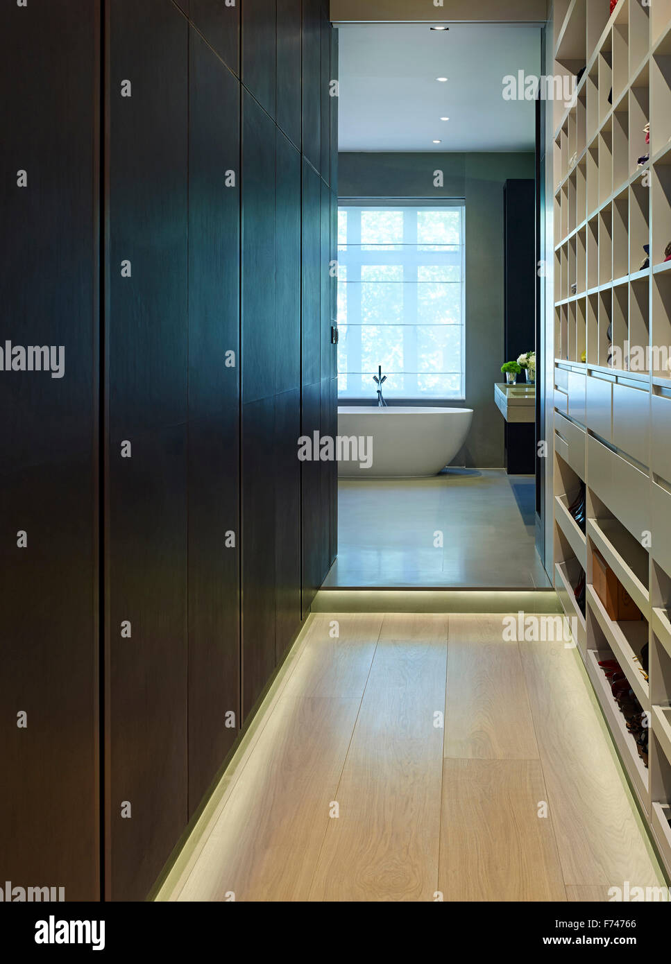 Dressing Room With Bathroom Design