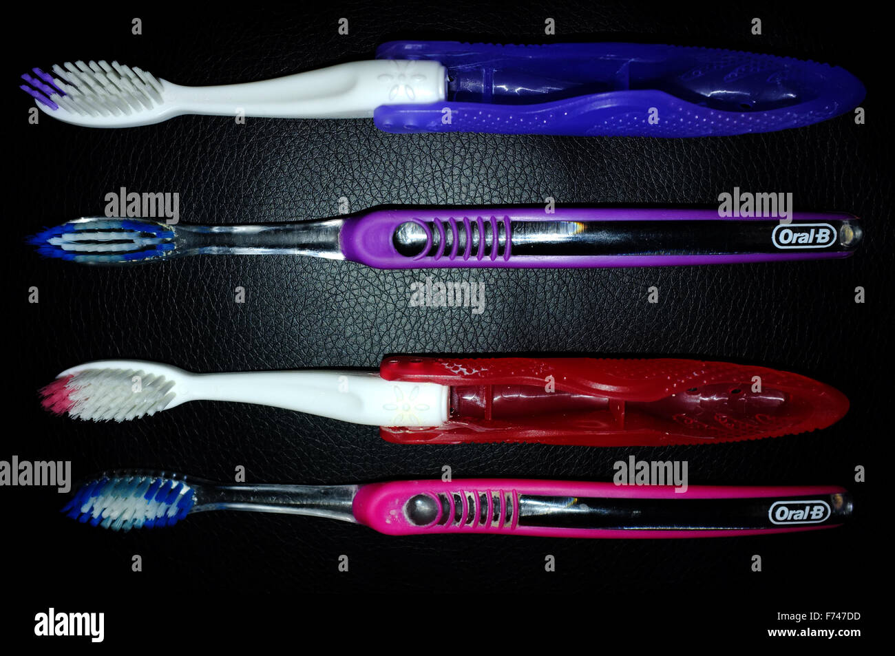 Oral b toothbrush row hi-res stock photography and images - Alamy