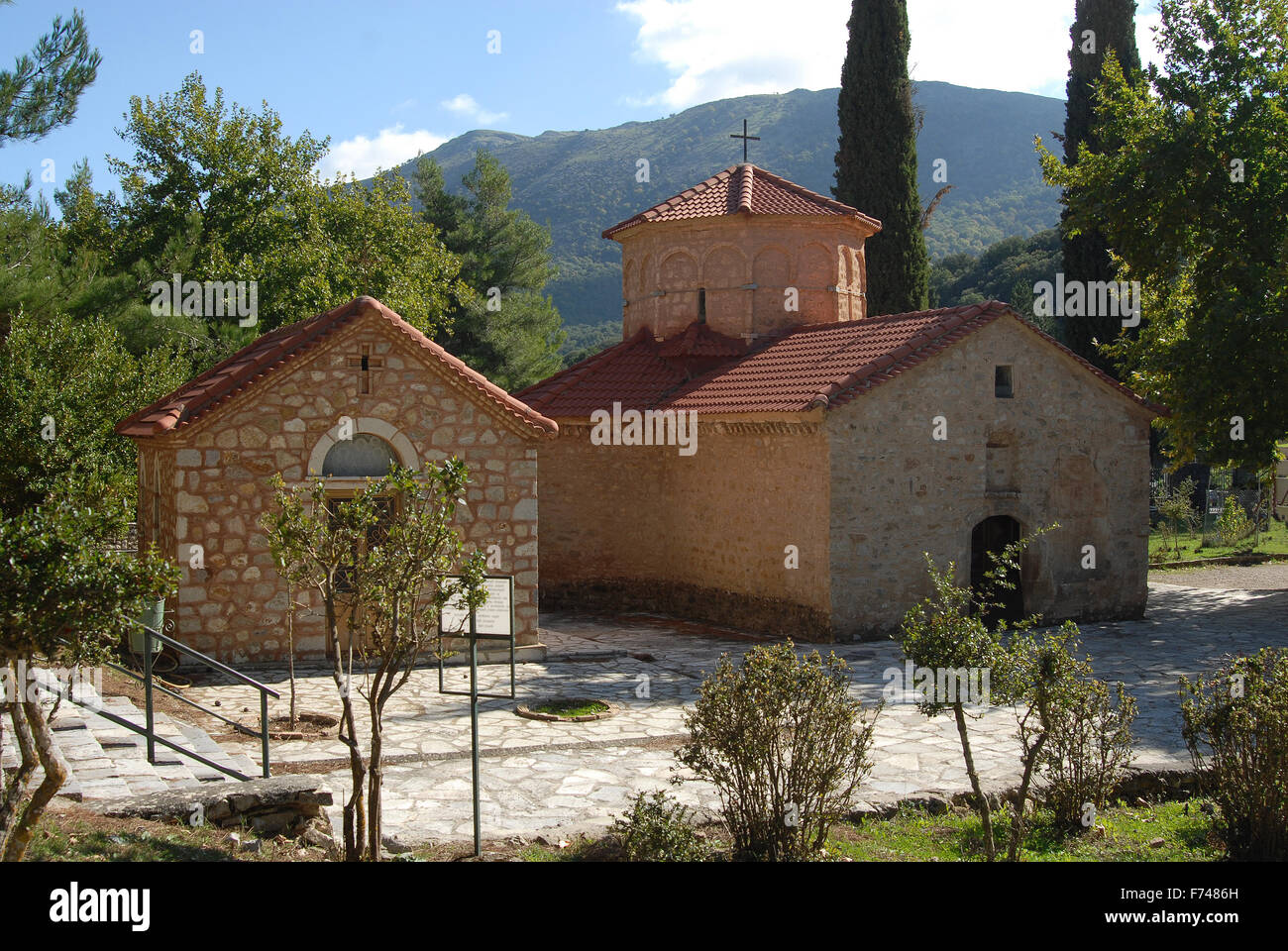Church of Agia Lavra at Kalavryta village in Greece Stock Photo - Alamy