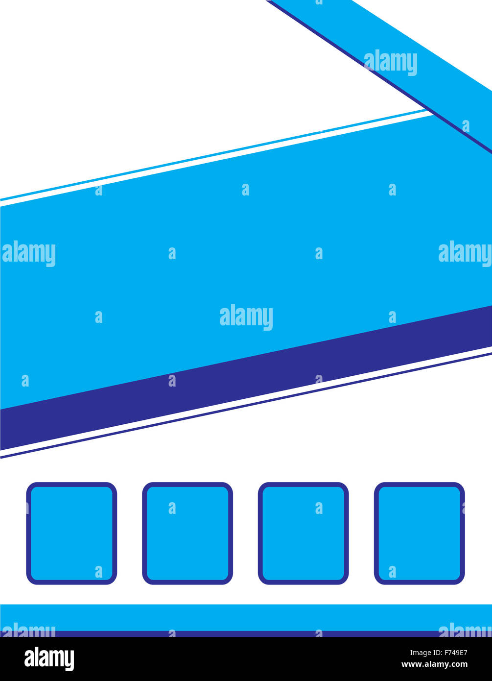 Blue Flyer Background Stock Photo - Alamy