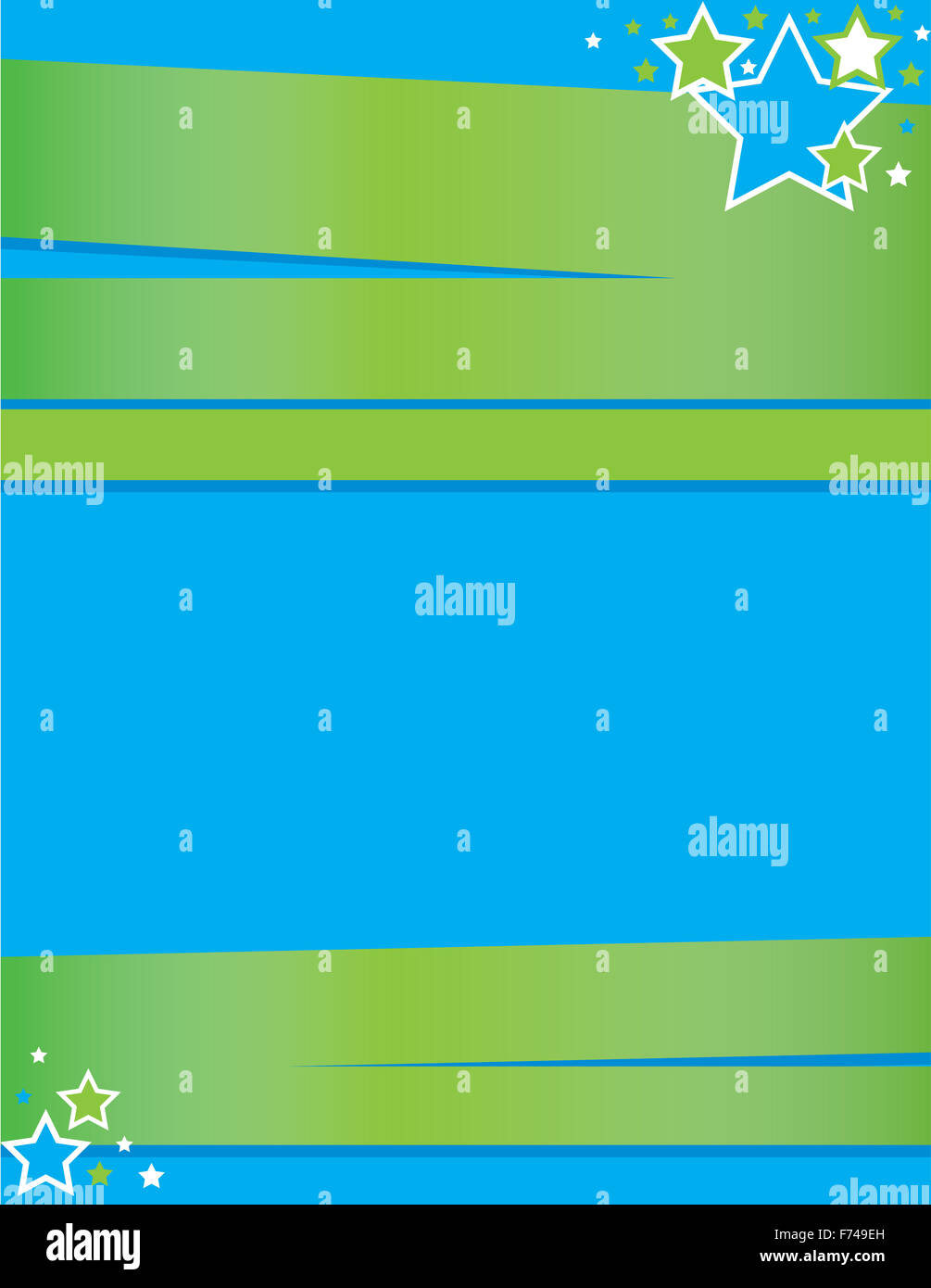 Blue Event Flyer Invitation Stock Photo - Alamy