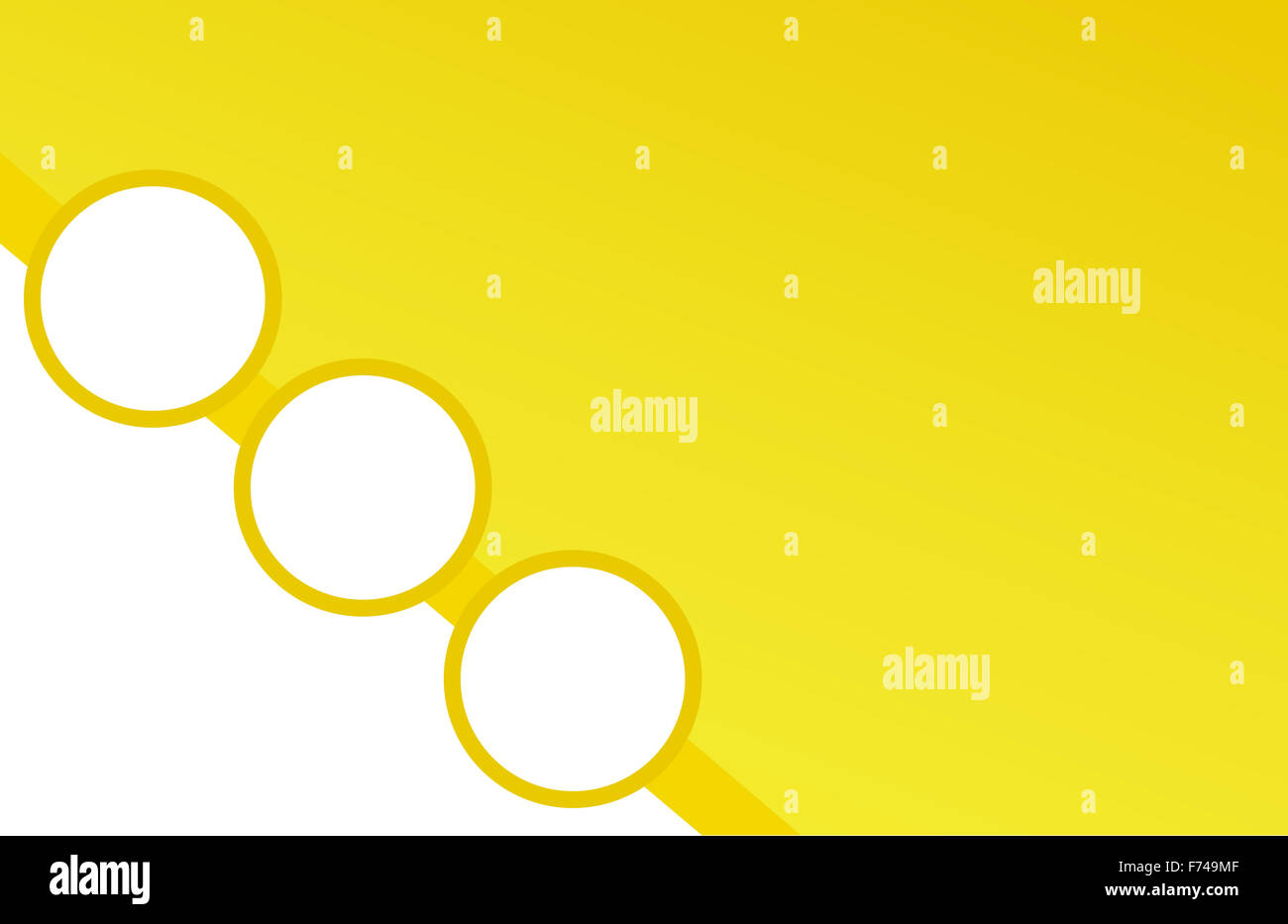 Yellow Brochure Background Postcard Stock Photo - Alamy