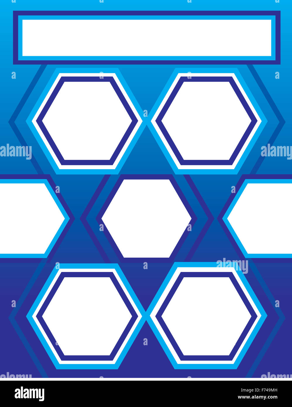 Blue Brochure Background Stock Photo - Alamy