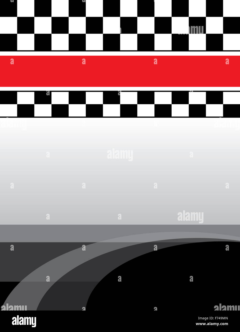 Checkered Flag Border Template