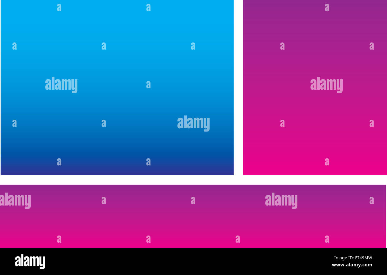 Blue Pink Postcard Stock Photo - Alamy