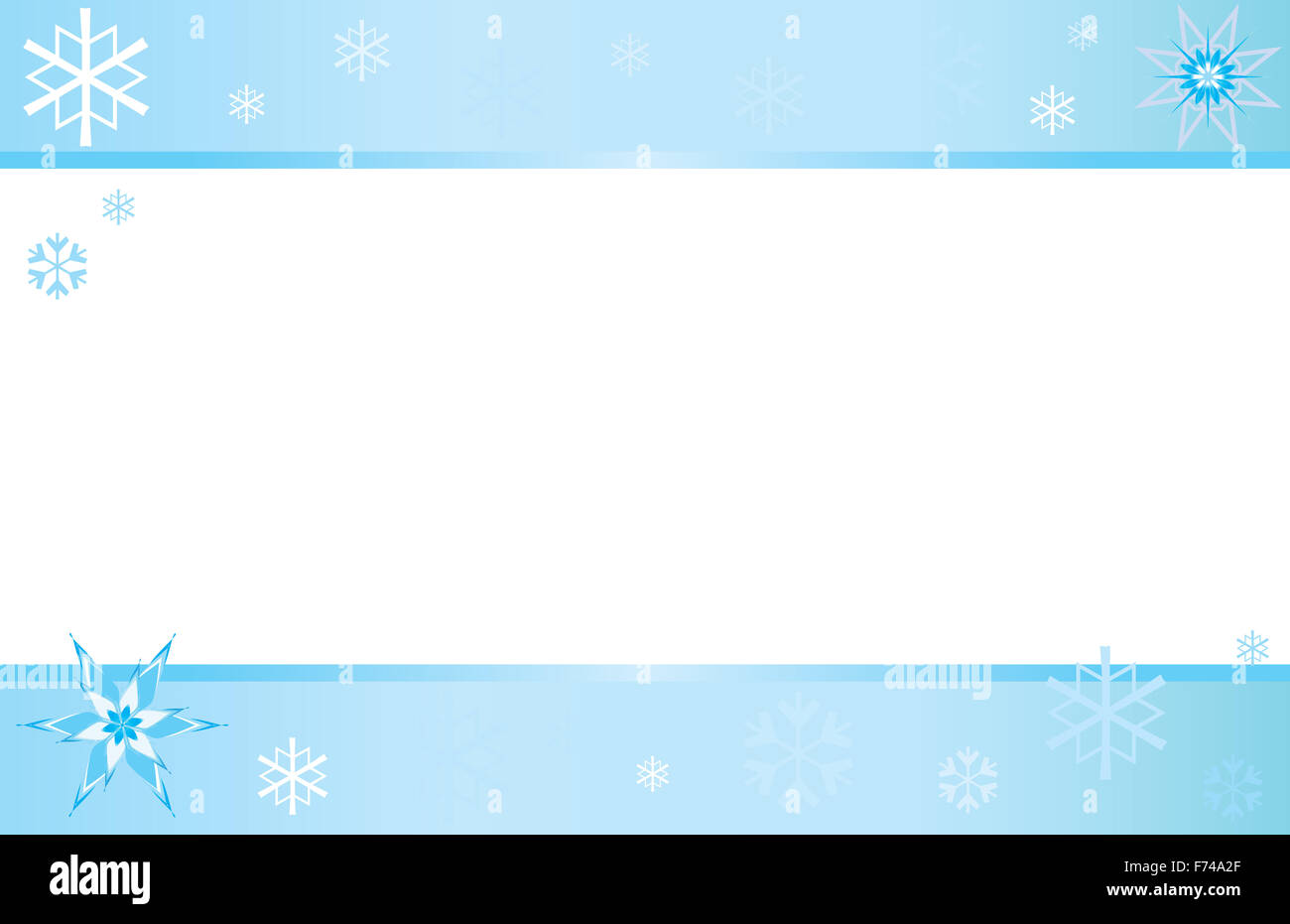 Ice page border hi-res stock photography and images - Alamy