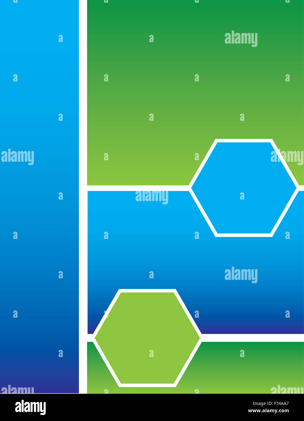 Blue Green Border Background Template Stock Photo - Alamy