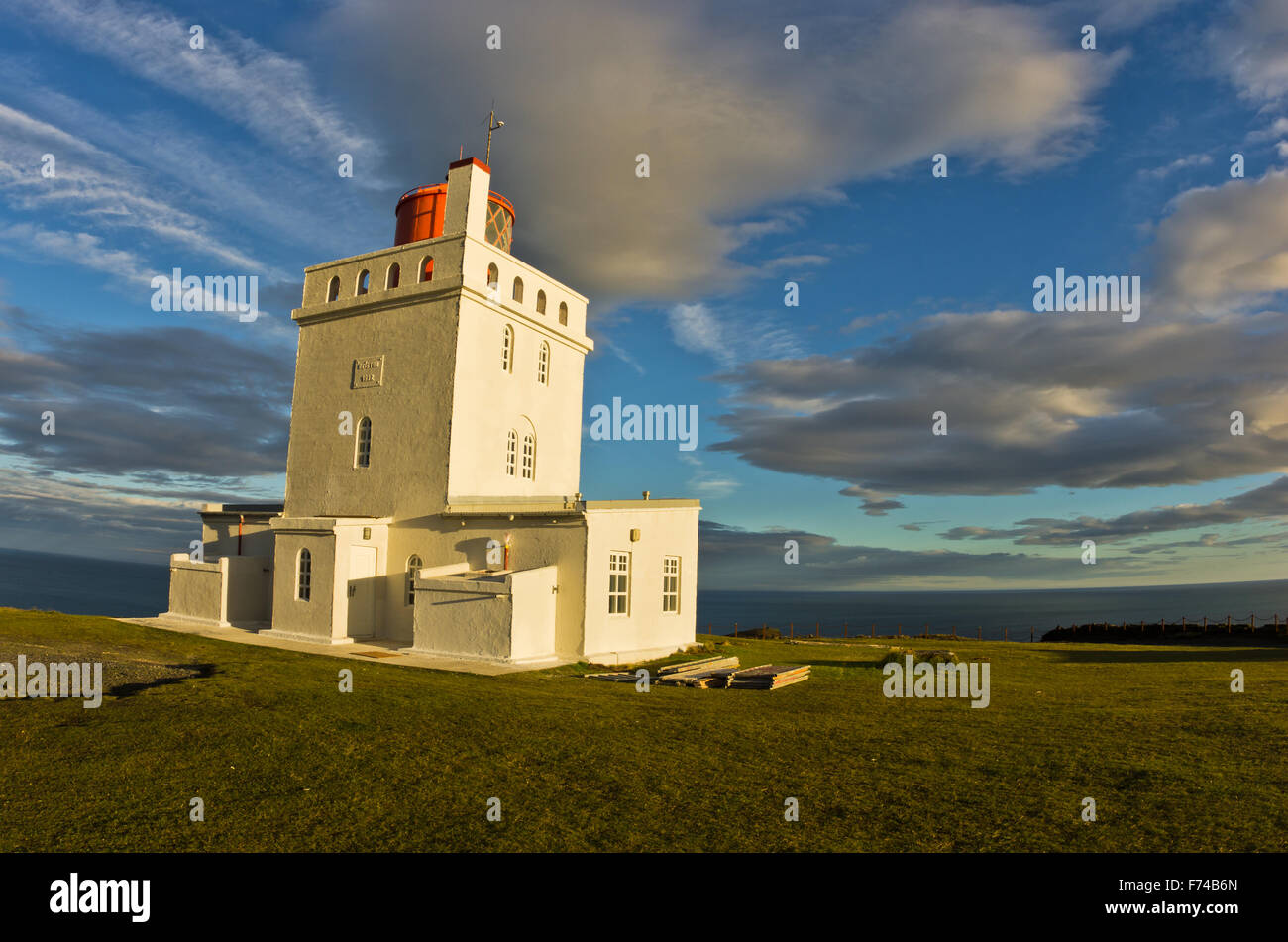 Iceland lighthouse rock hi-res stock photography and images - Alamy