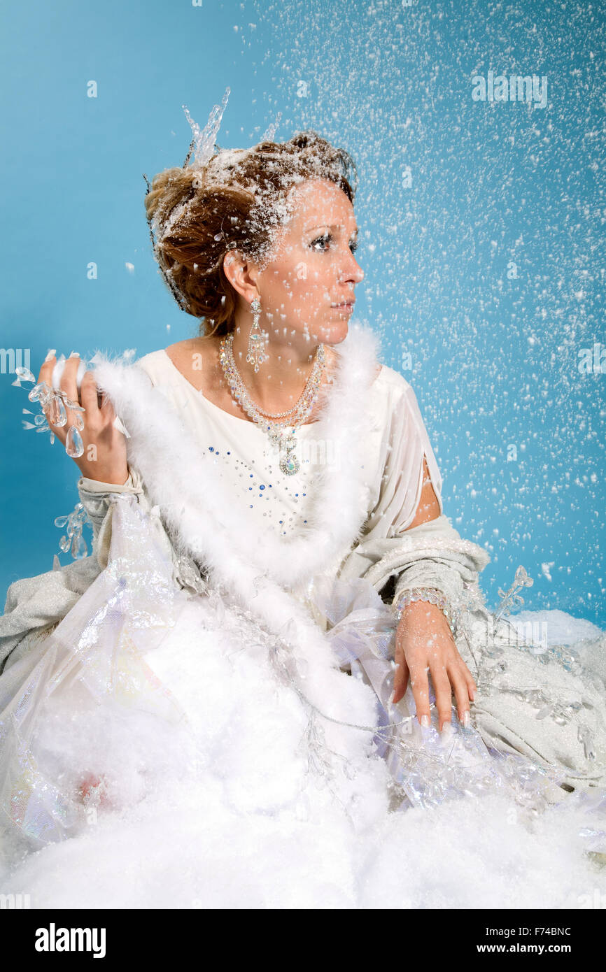 Beautiful ice queen Stock Photo - Alamy