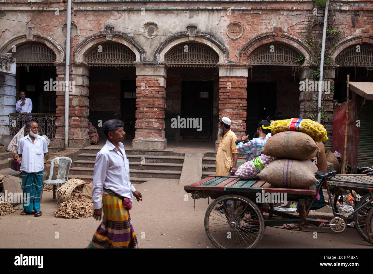 DHAKA, BANGLADESH 17th November: View of old building Ruplal House in ...