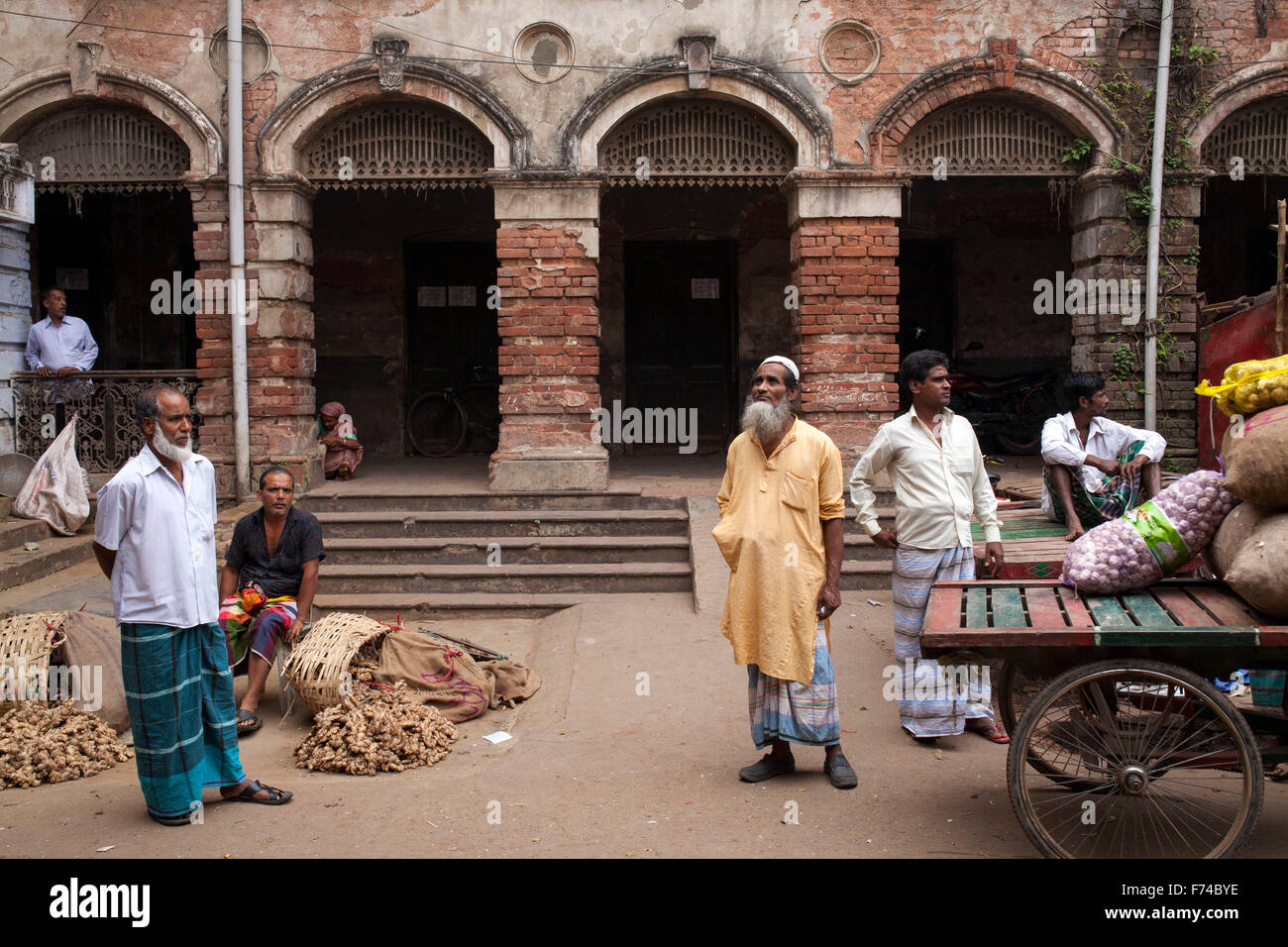 DHAKA, BANGLADESH 17th November: View of old building Ruplal House in ...