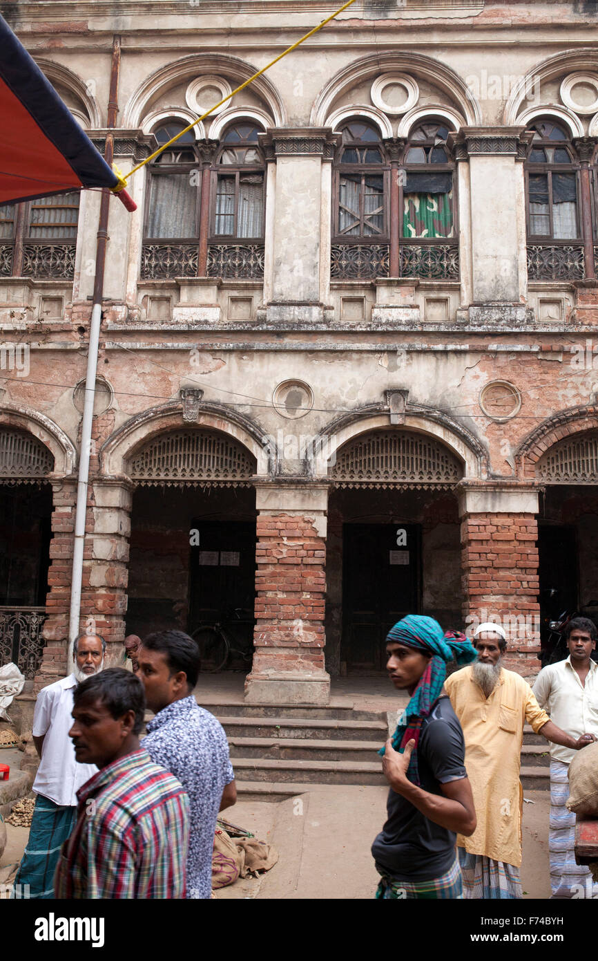 DHAKA, BANGLADESH 17th November: View of old building Ruplal House in ...