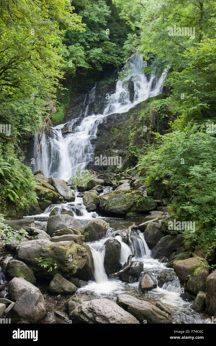 Torc Waterfall, Killarney National Park, County Kerry, Ireland Stock ...