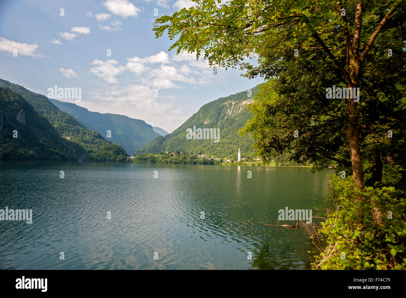 Lago di Corlo, Arsie, veneto, Italy Stock Photo - Alamy