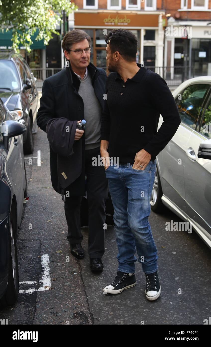 Strictly Come Dancing contestants Peter Andre and Daniel O'Donnell at ...