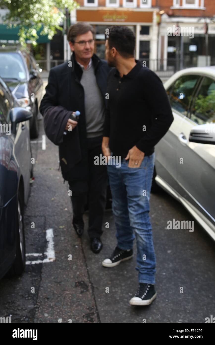 Strictly Come Dancing contestants Peter Andre and Daniel O'Donnell at ...