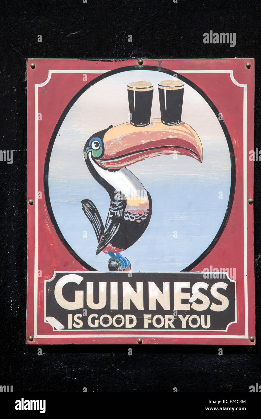Guinness Bar, Pub and Restaurant Sign; Killarney; County Kerry; Ireland ...