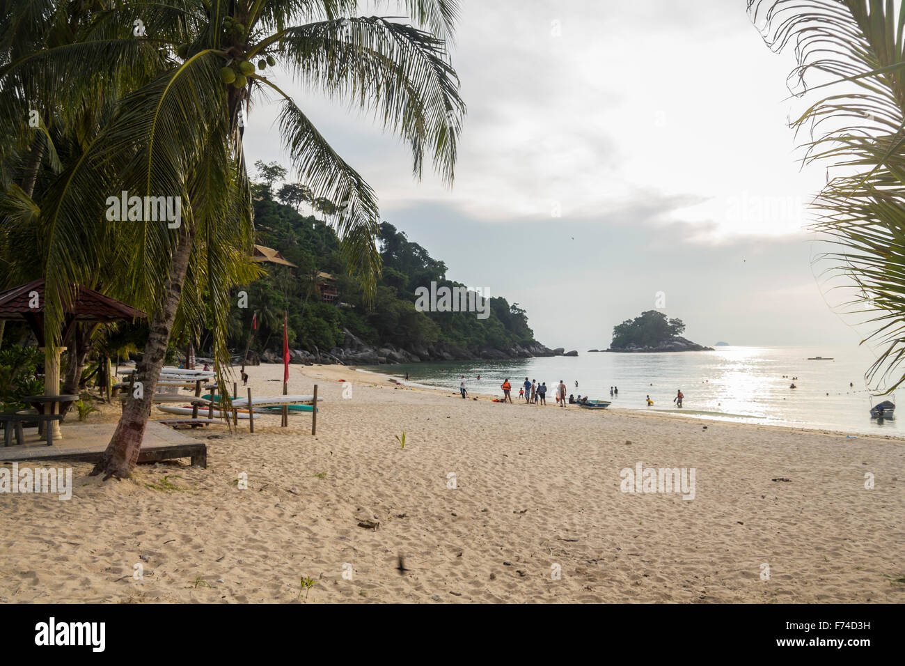 On the beach at Tioman Island Stock Photo - Alamy