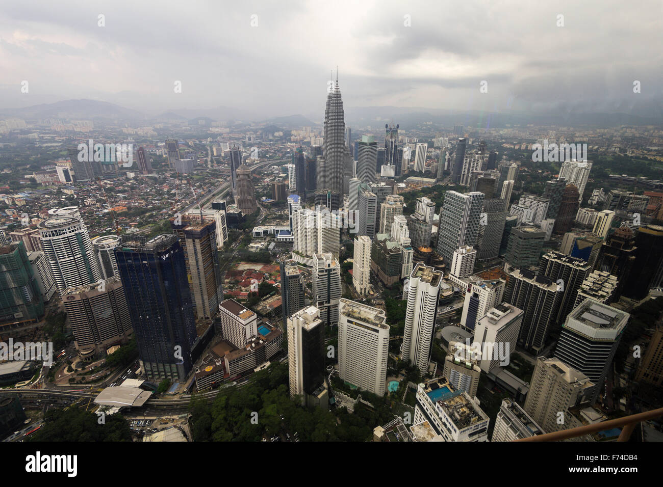 Downtown Kuala Lumpur from above Stock Photo - Alamy