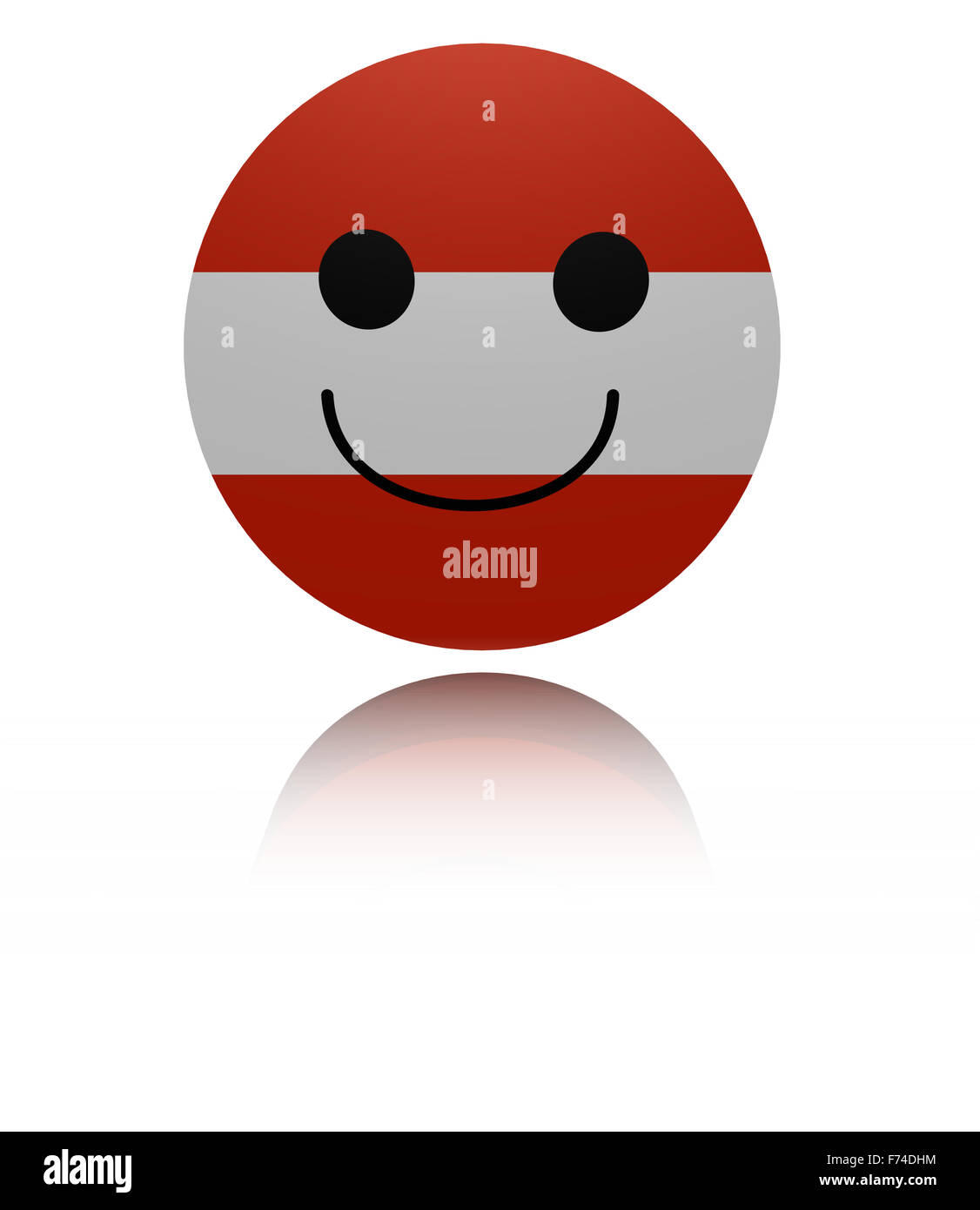 Happy face austria flag hi-res stock photography and images - Alamy