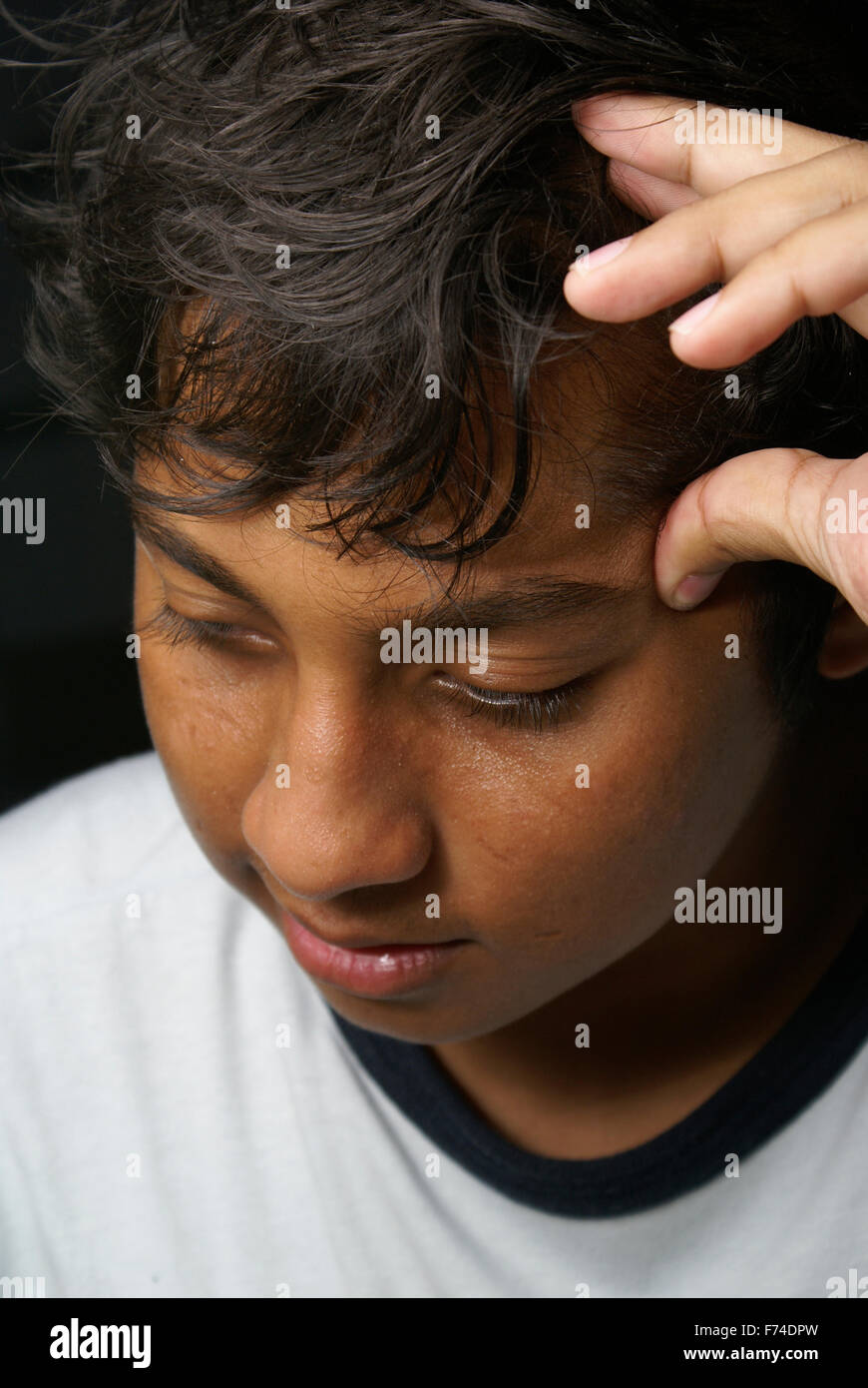 Sad asian man Stock Photo - Alamy