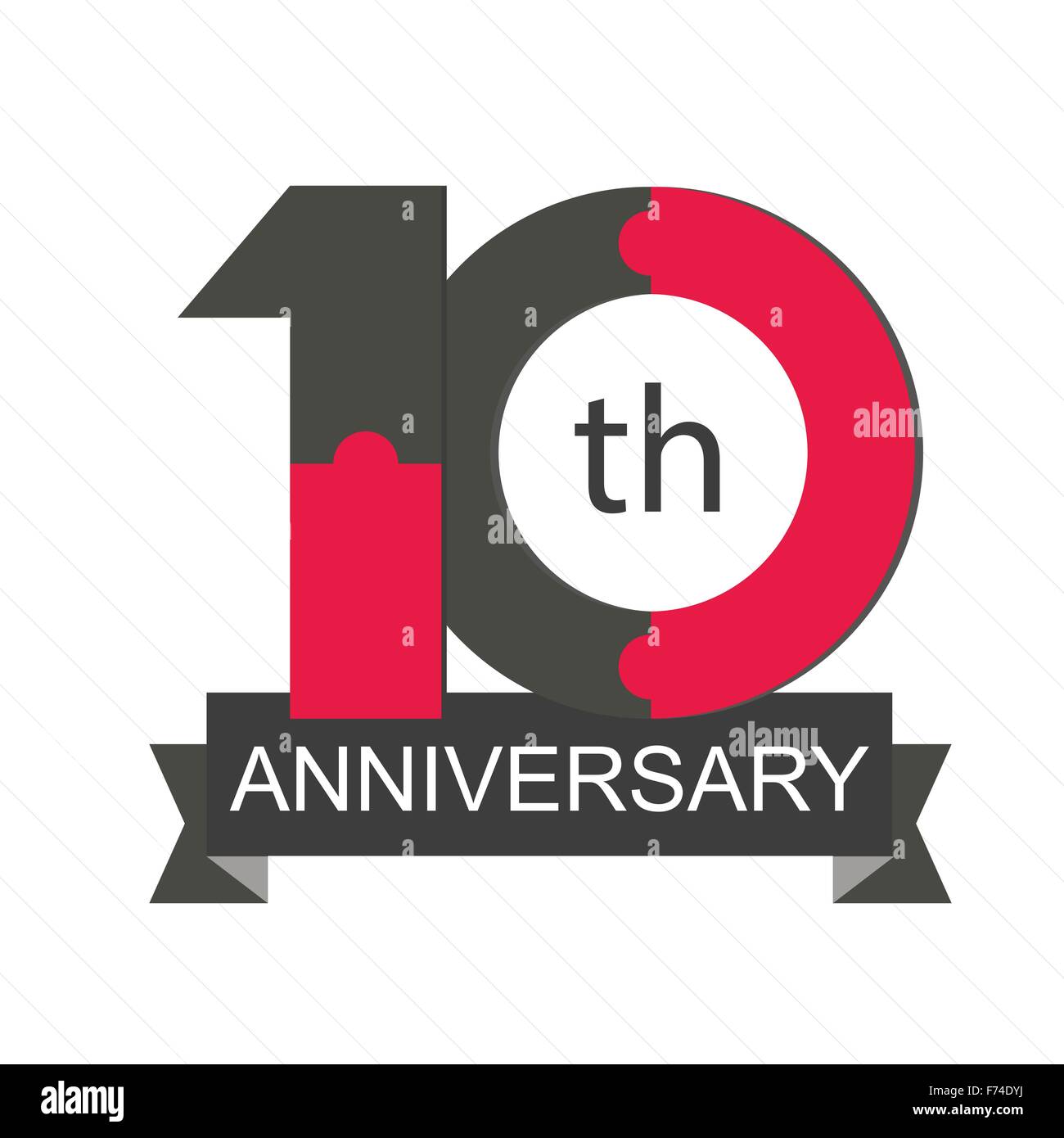anniversary icon with abstract elements Stock Vector Image & Art - Alamy