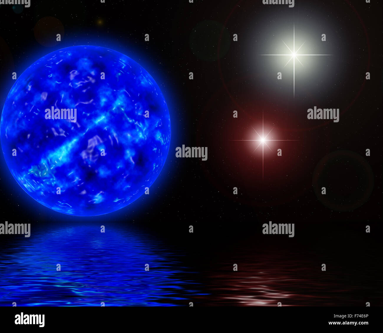Planet blue hi-res stock photography and images - Alamy