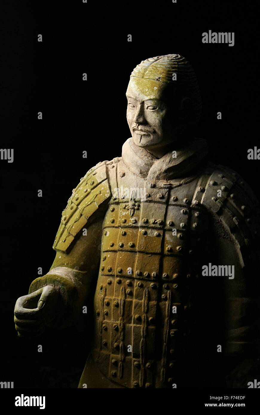 Ancient chinese terracotta warrior statue Stock Photo - Alamy