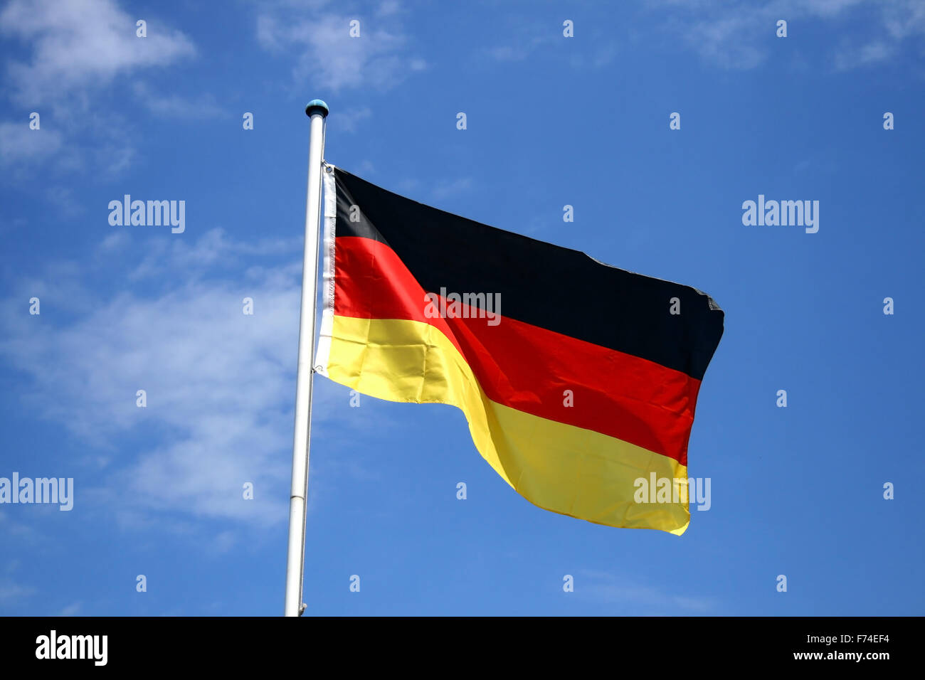 German flag pole hi-res stock photography and images - Alamy