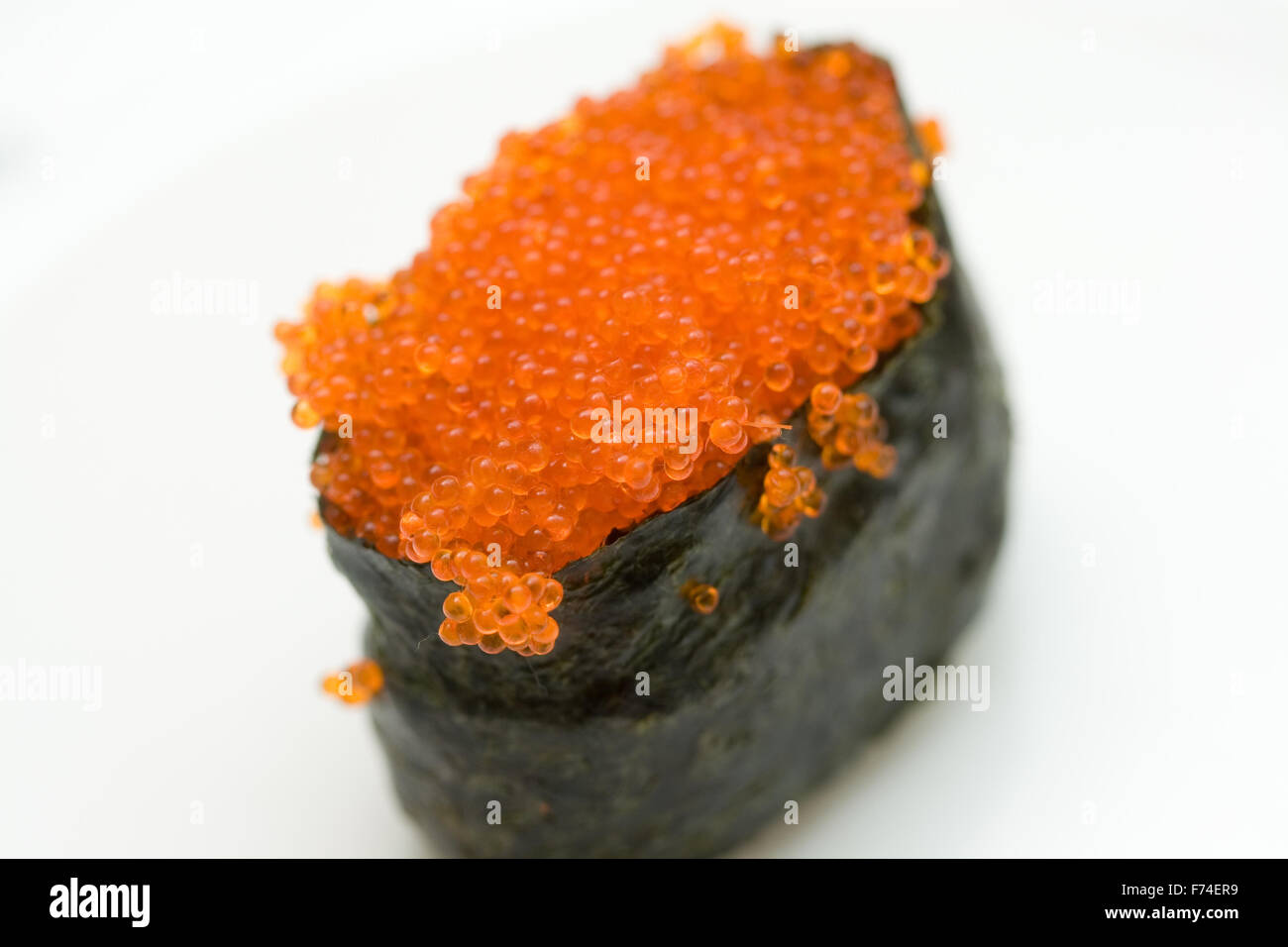 sushi with red roe Stock Photo - Alamy