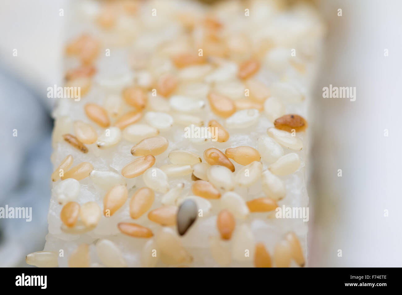 sesame on roll Stock Photo - Alamy