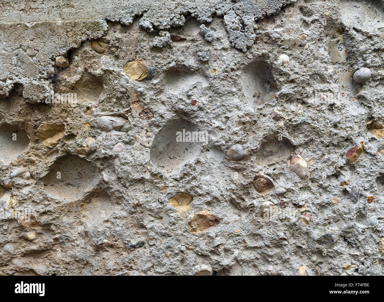 Coquina texture. Old grunge fossil limestone background Stock Photo - Alamy