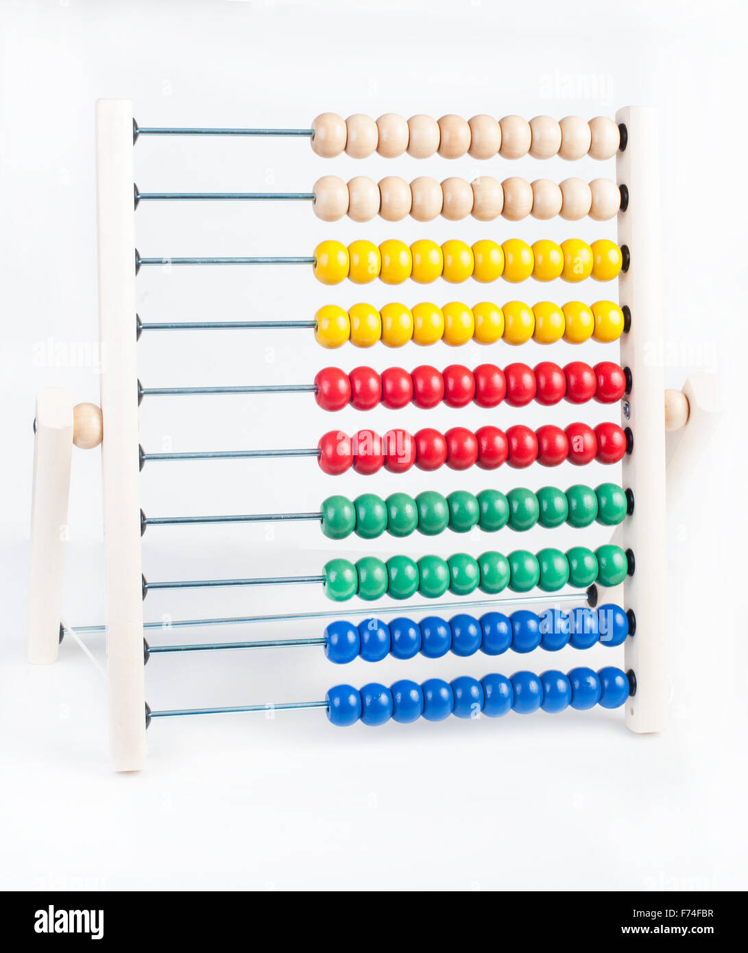 Colour wooden abacus Stock Photo - Alamy