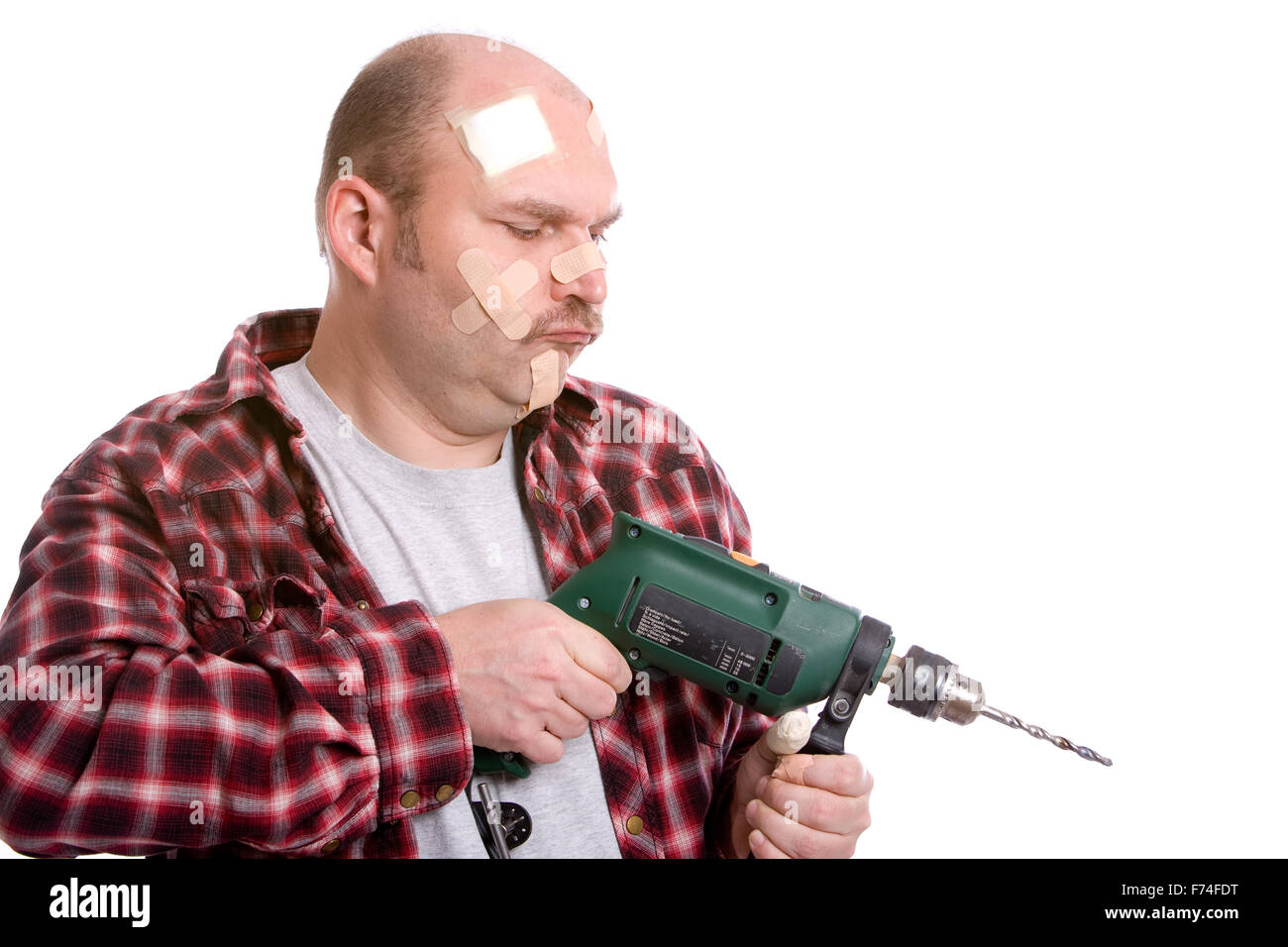 Clumsy handyman hi-res stock photography and images - Alamy