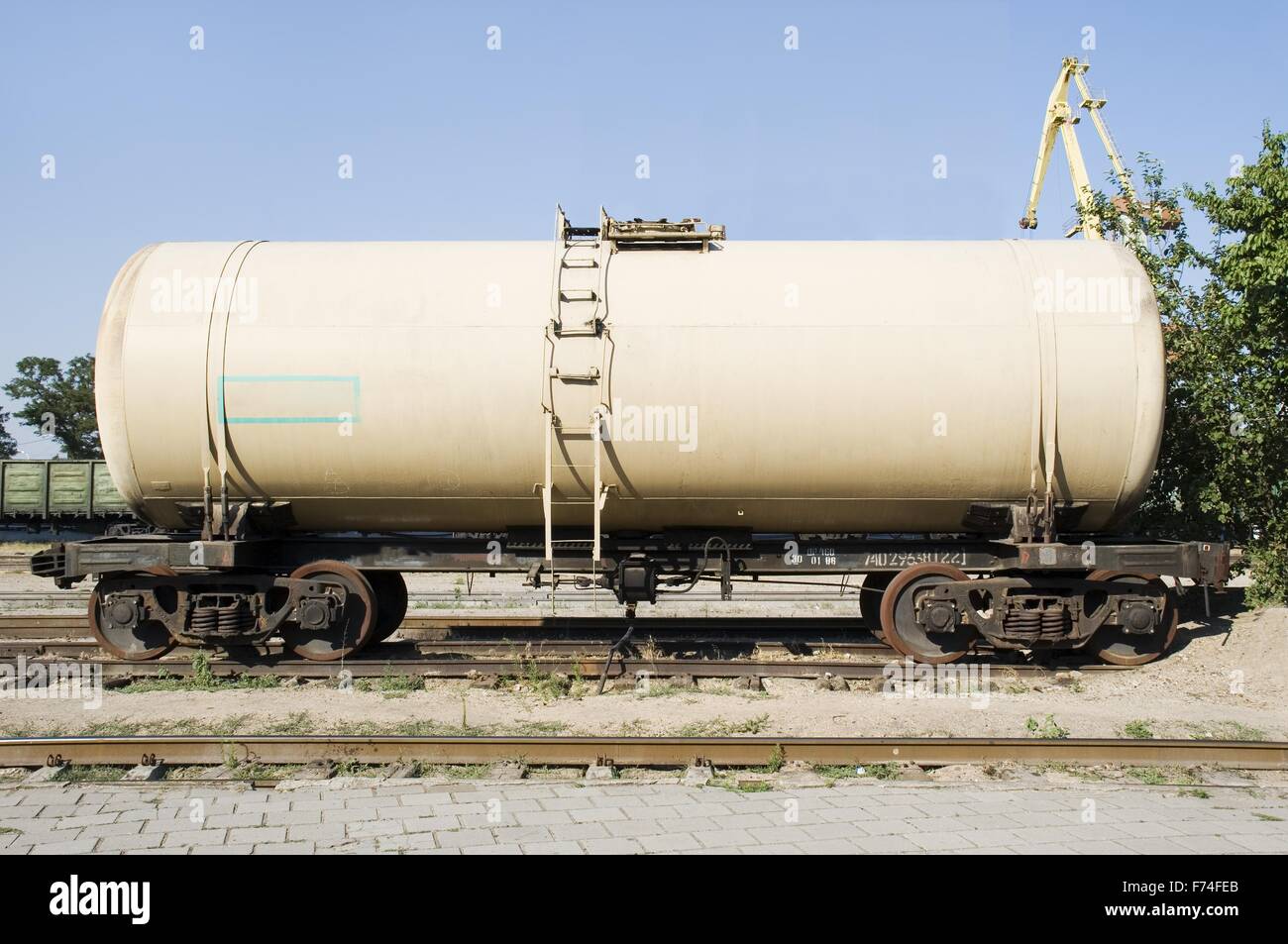 The railway tank Stock Photo - Alamy