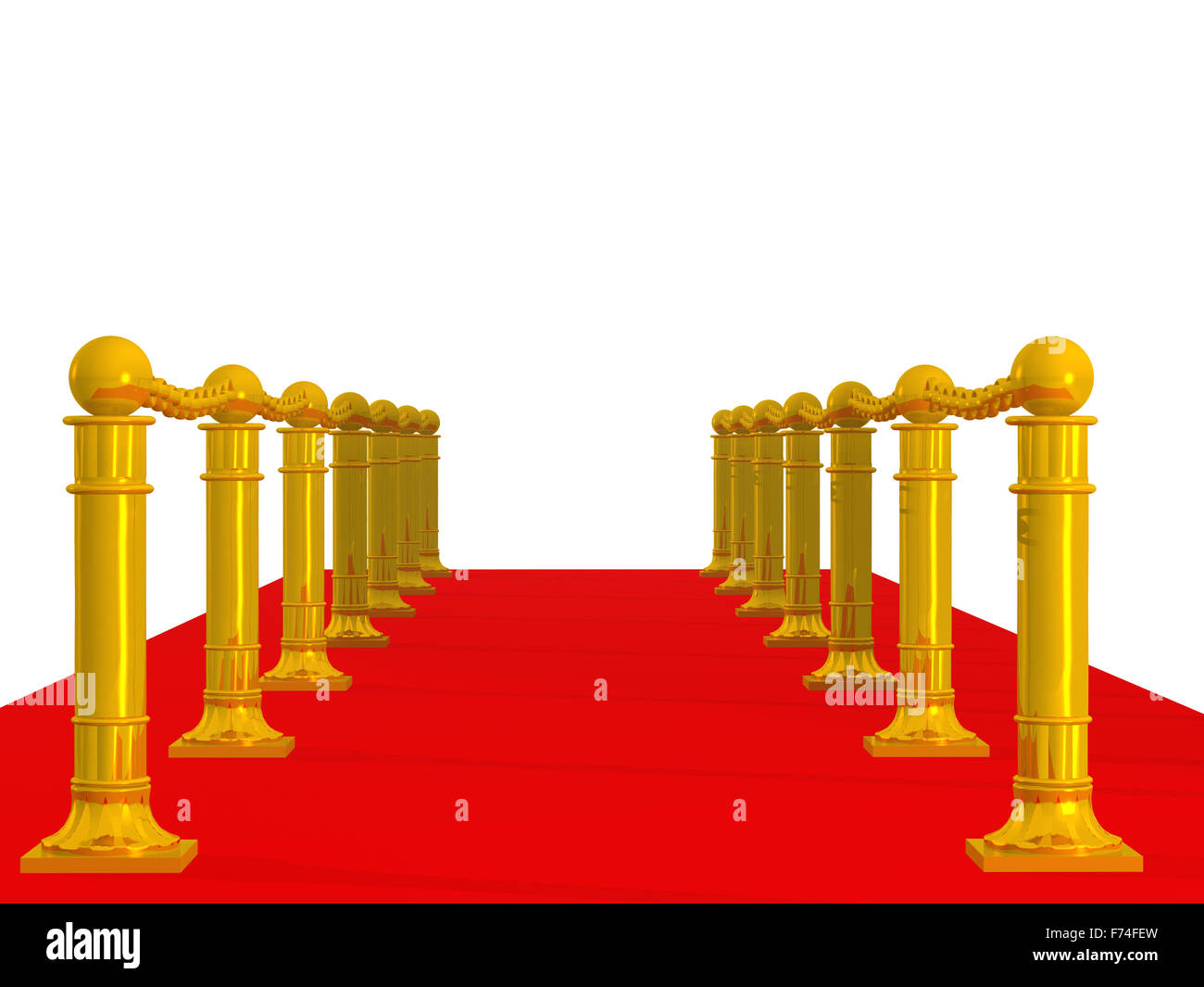 Red path with row column Stock Photo - Alamy