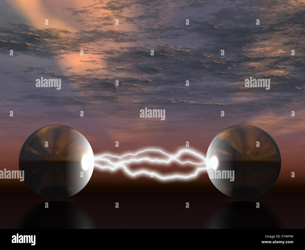 Plasma electric ball lightning hi-res stock photography and images - Alamy