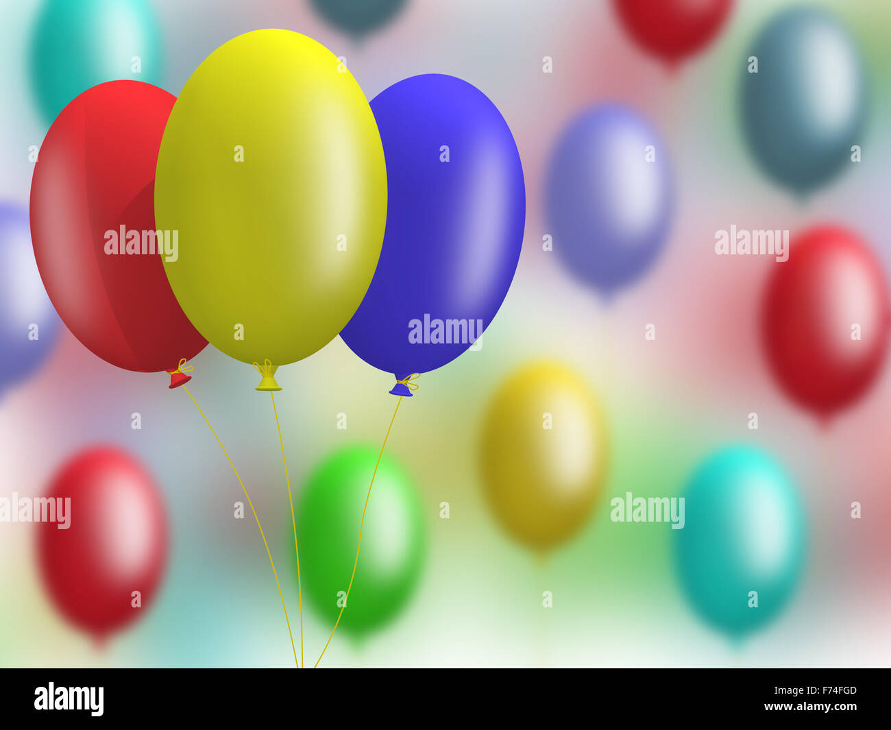 Green and orange balloons hi-res stock photography and images - Alamy
