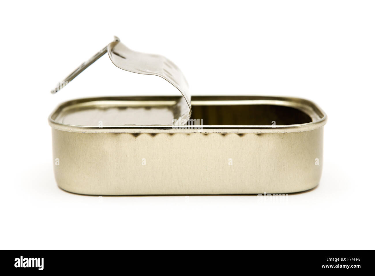 Empty Fish Can Stock Photo - Alamy