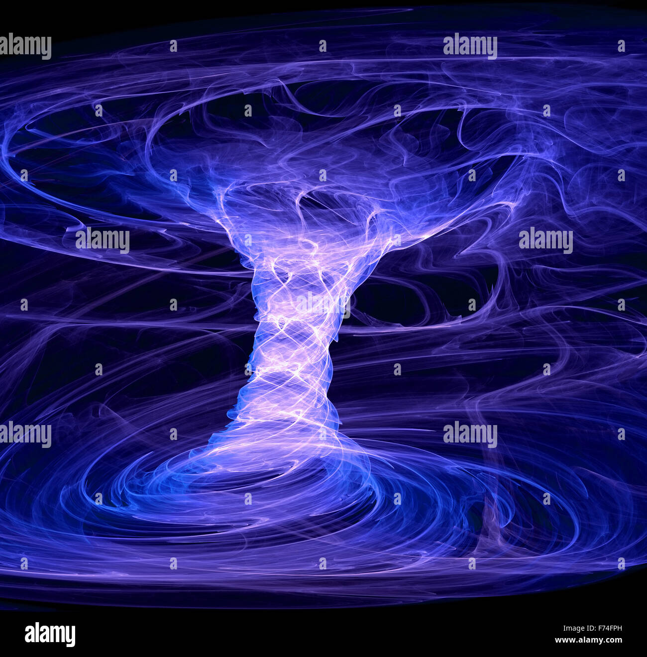 Tornado In Space Black Hole